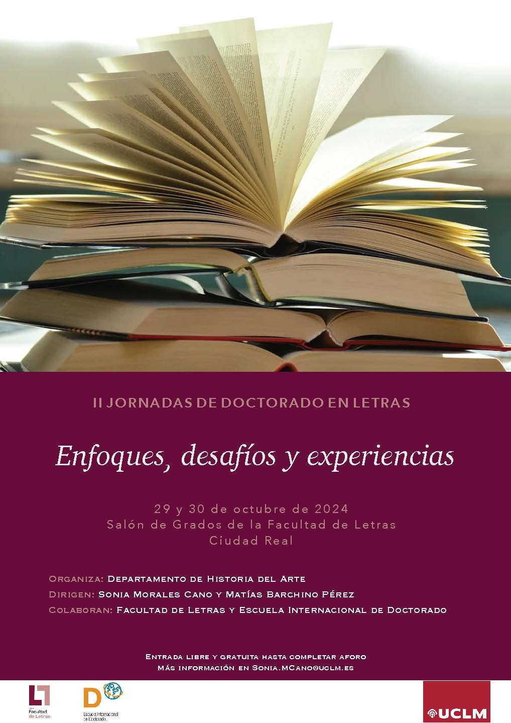 II JORNADAS DE DOCTORADO EN LETRAS. Enfoques, Desafíos y Experiencias ...