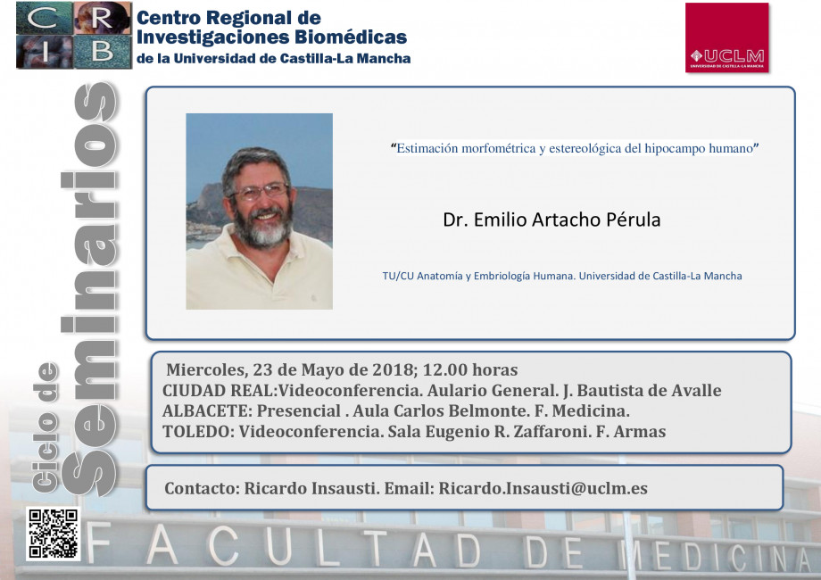 SEMINARIO CRIB UCLM DR. EMILIO ARTACHO PÉRULA - Archivos del evento