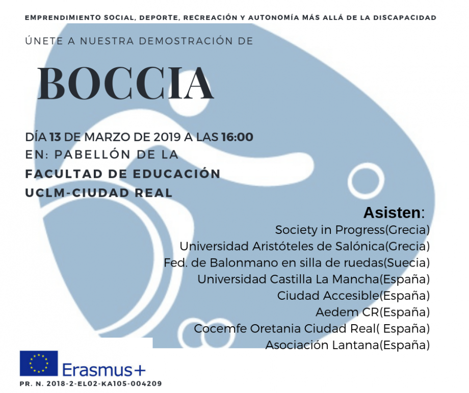 Visita/ Demostración Bocchia - Inicio
